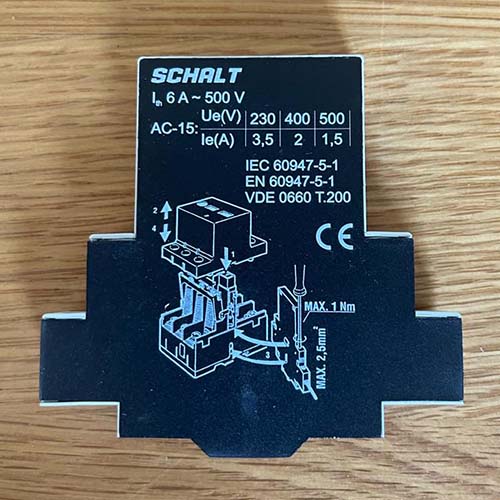 AEG Aux Contact Block for MBS 25N (Schalt) - Conway Saw Woodworking ...